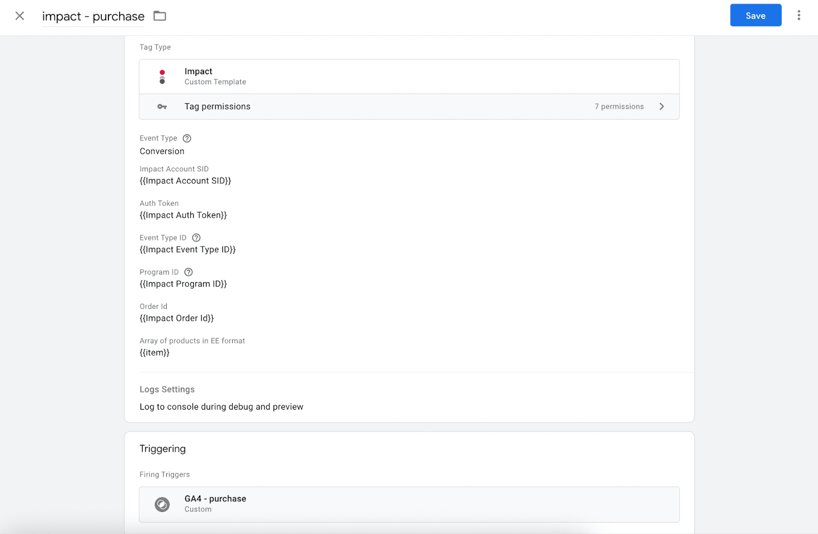 How to set up Impact server to server conversion tracking - Stape