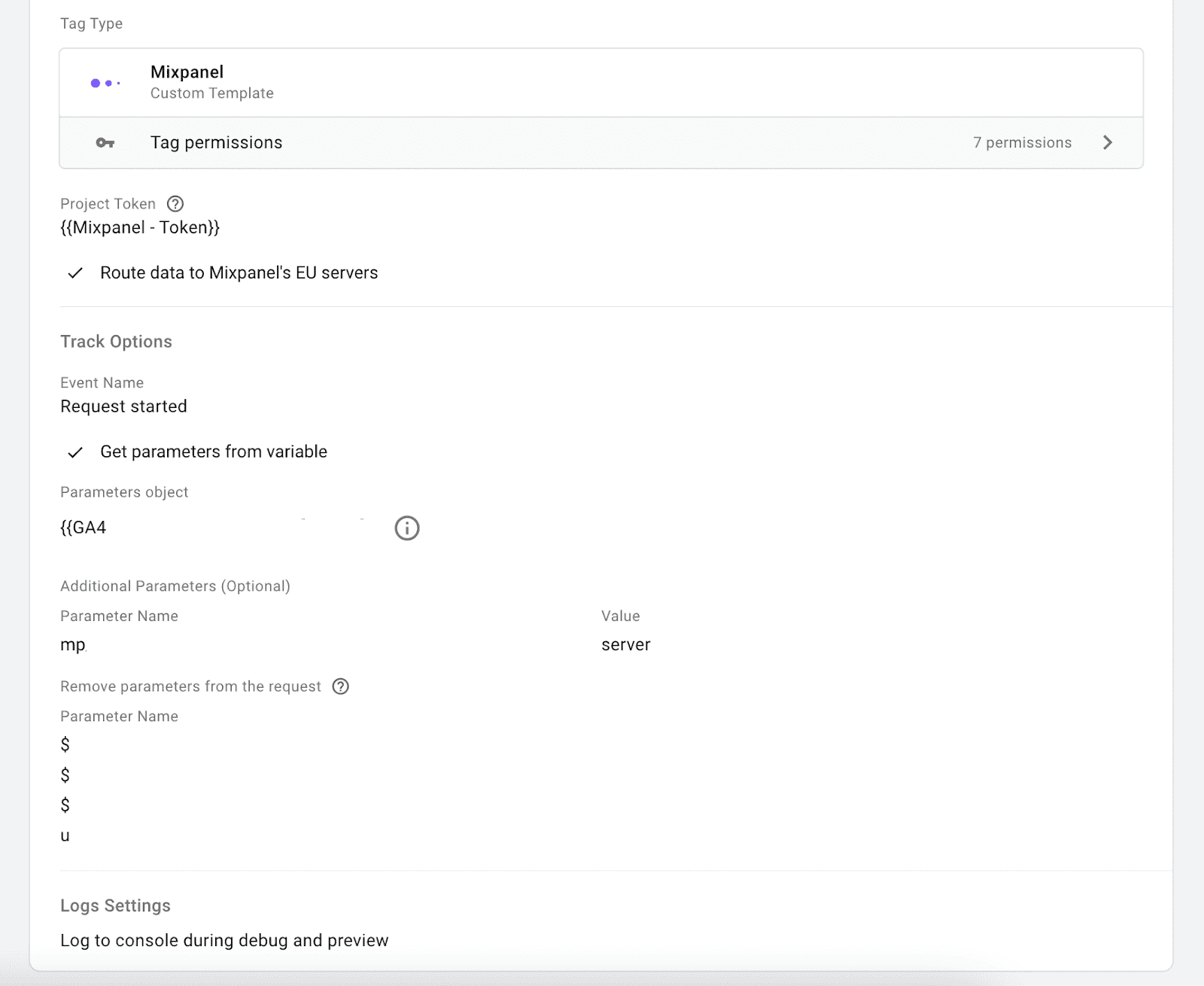 How to Set Up Mixpanel Tag for Server Google Tag manager - Stape