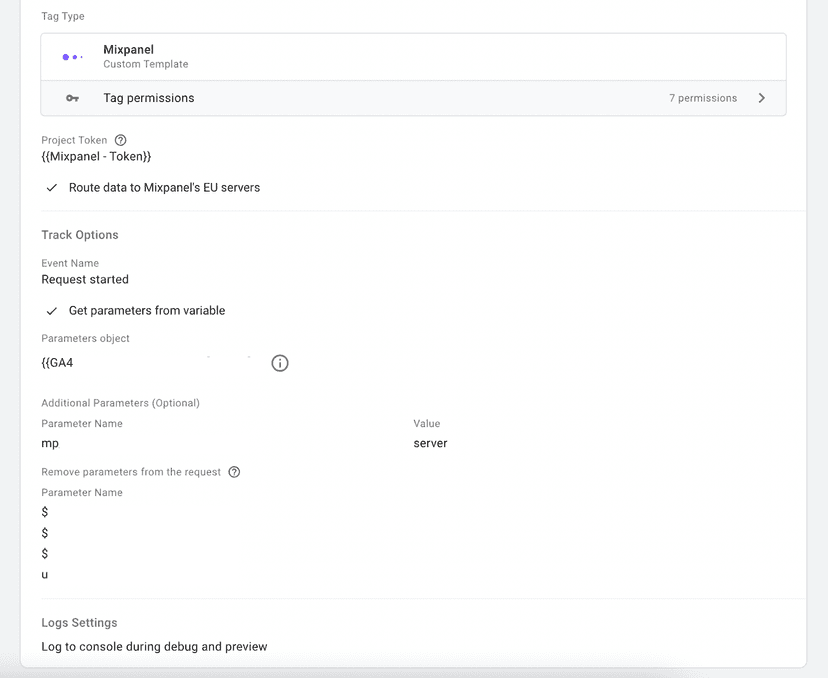 How to Set Up Mixpanel Tag for Server Google Tag manager - Stape