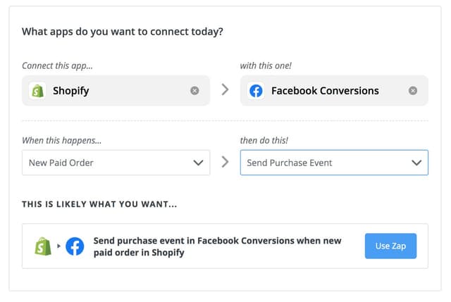 Conversion API di Facebook per Shopify - Stape