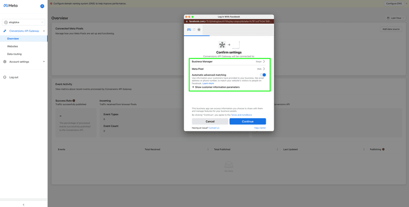 如何设置 Meta 转化 API 网关 - Stape