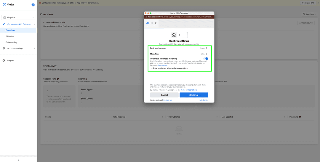 Common Errors and FAQs about Conversions API Gateway - Stape