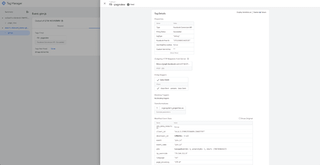 Debugging and monitoring server-side tracking configuration - Stape