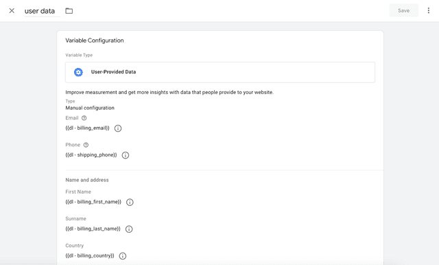 Server GTM: Enhanced Conversions Setup & User Data
