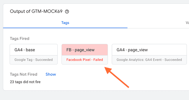 Tag status “failed” in GTM: the reasons and solutions - Stape