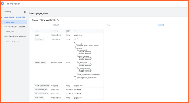 Consent Parser variable for GTM server container