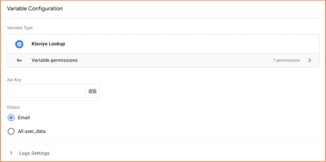 Klaviyo Lookup variable for GTM server container - Stape