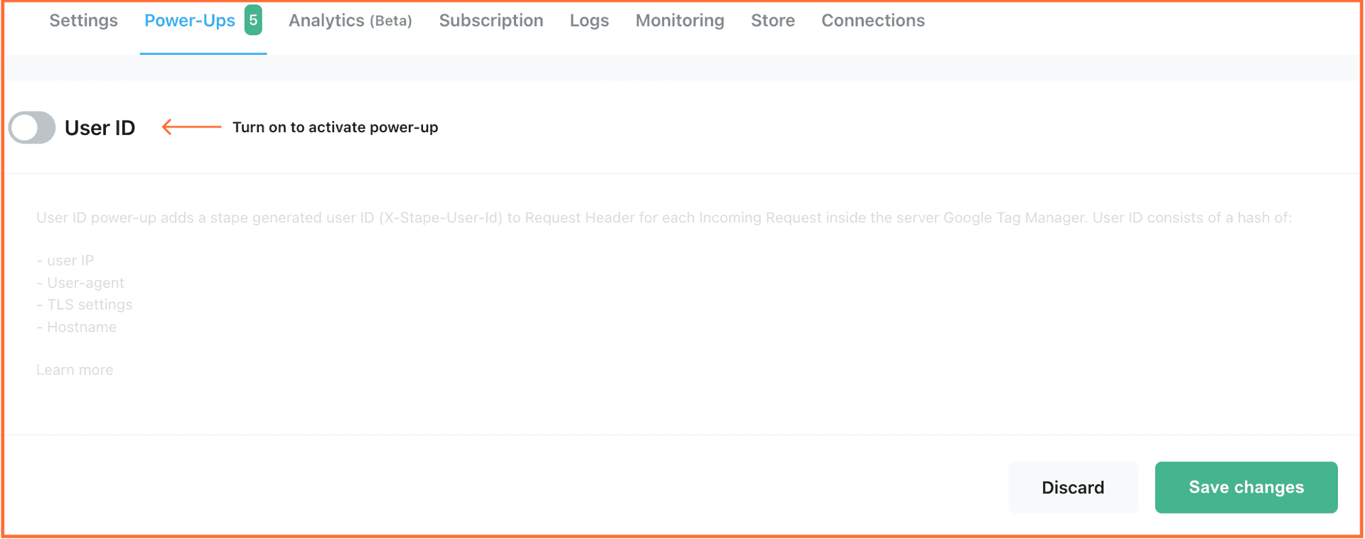 Improve sGTM event data with User IDs using Stape’s power-up