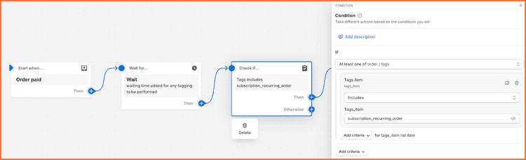 How to set up set up webhooks via the Shopify Flow app