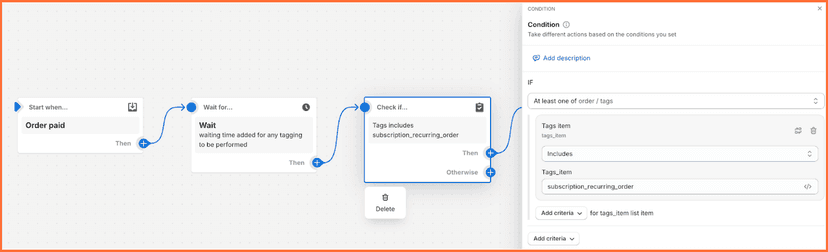 How to set up set up webhooks via the Shopify Flow app