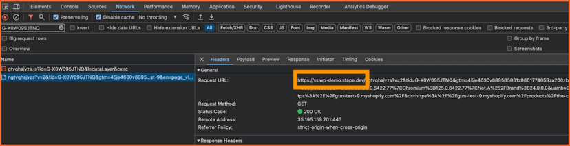 Server GTM container is not receiving requests - solution