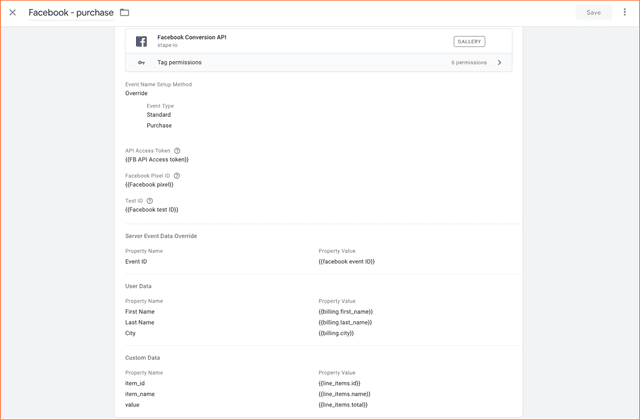 Send data from CRM to Facebook Conversions API using webhooks - Stape