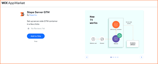 How to set up the Wix app for server GTM