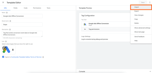 Google Ads offline conversion tracking using server GTM - Stape