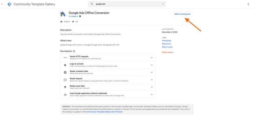 Google Ads offline conversion tracking using server GTM - Stape