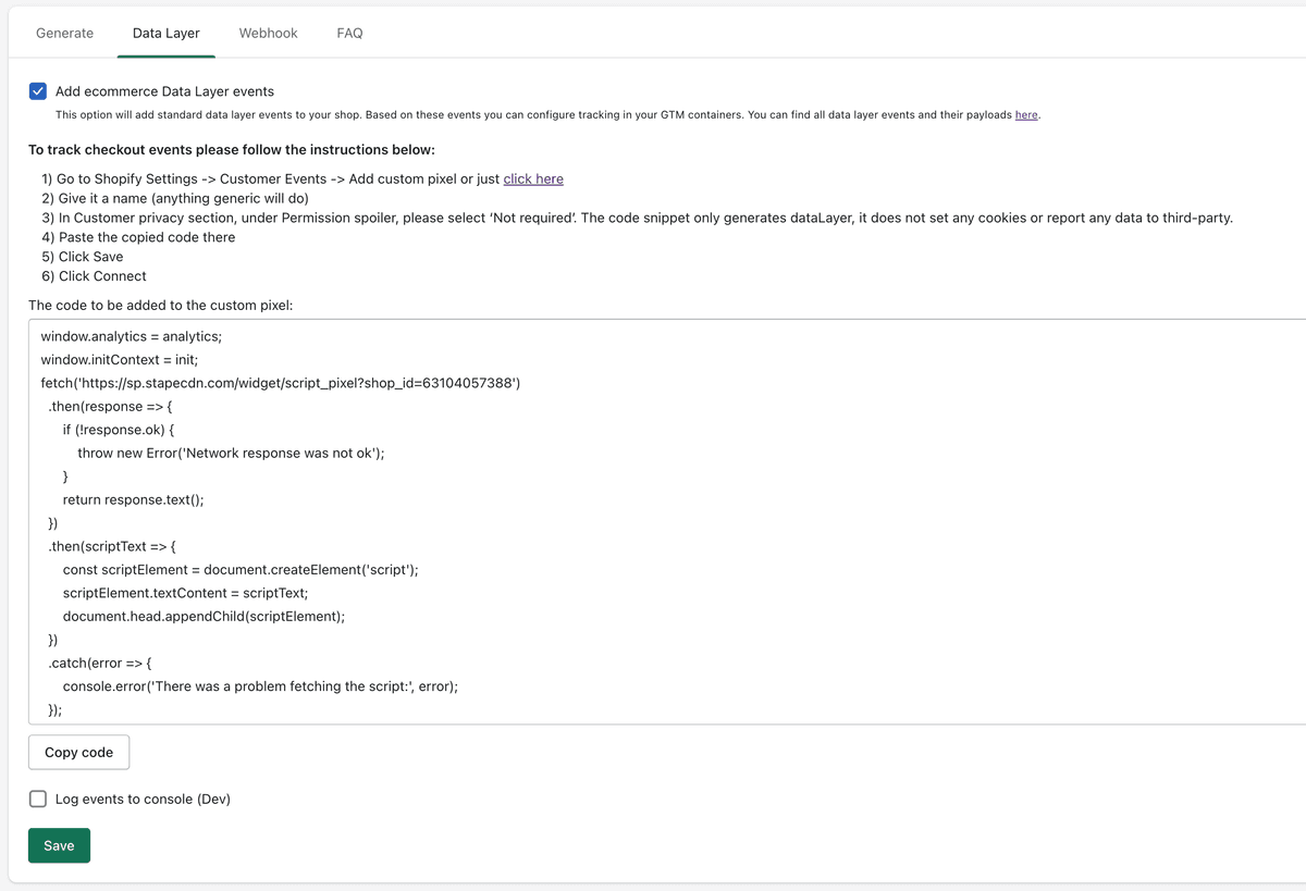 Shopify Server-Side Tracking Setup with Stape