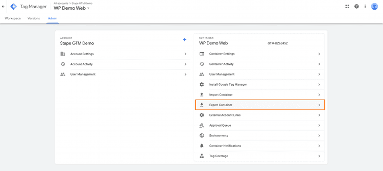 How to Delete Google Tag Manager Container?