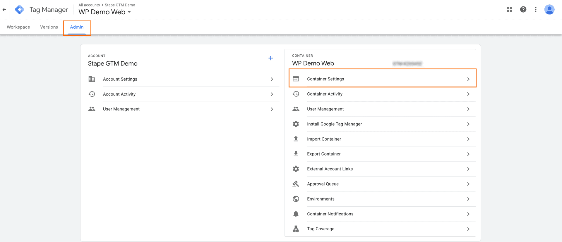 How to Delete Google Tag Manager Container?