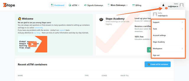 All About Standard Account | Stape