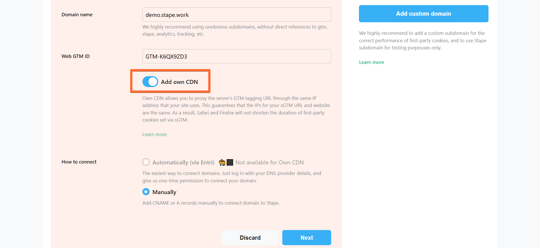 How to Configure Stape Gateway | Stape