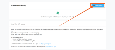 How to Configure Meta Conversions API Gateway | Stape