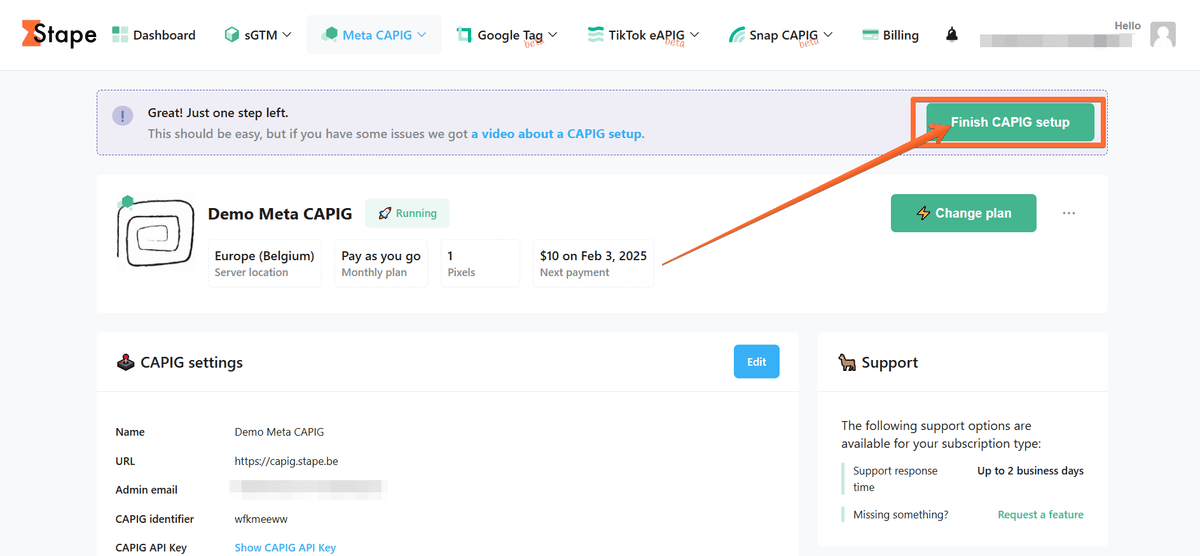 How to Configure Meta Conversions API Gateway | Stape