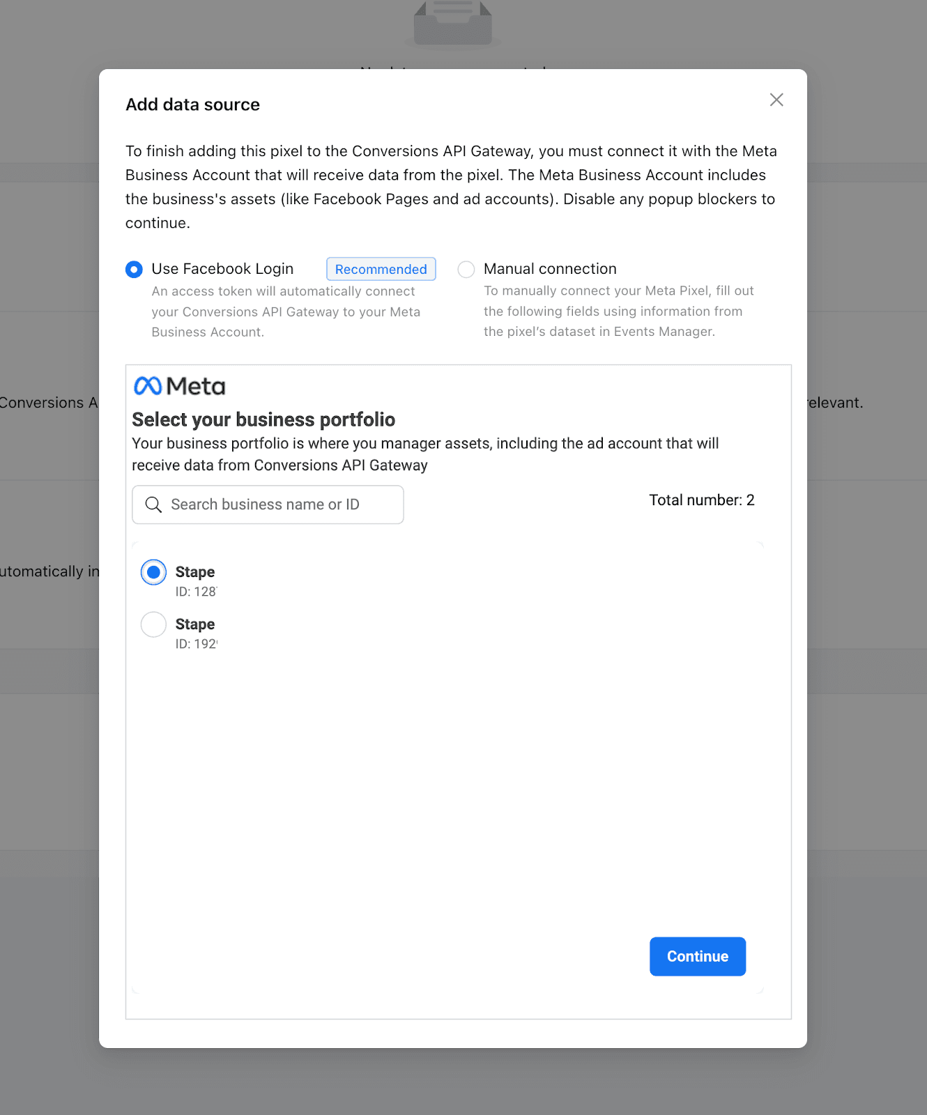 How to set up Meta Conversions API Gateway - Stape