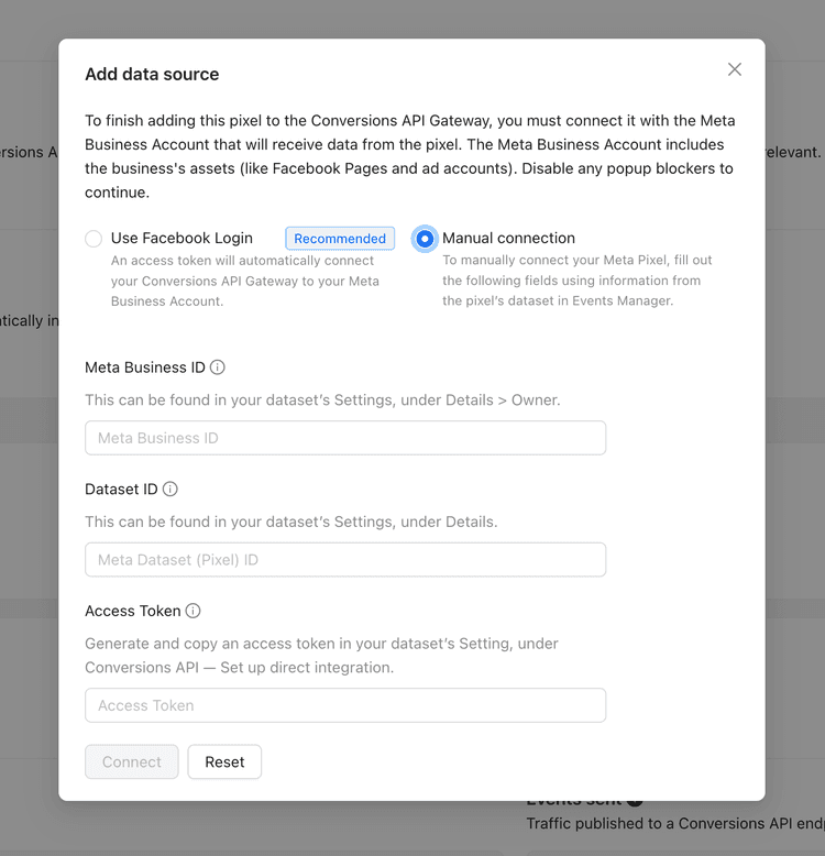 How to set up Meta Conversions API Gateway - Stape
