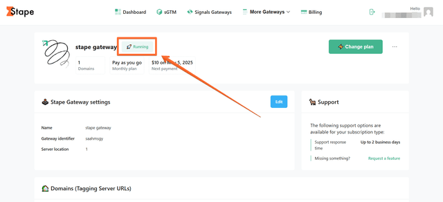 How to Configure Stape Gateway | Stape