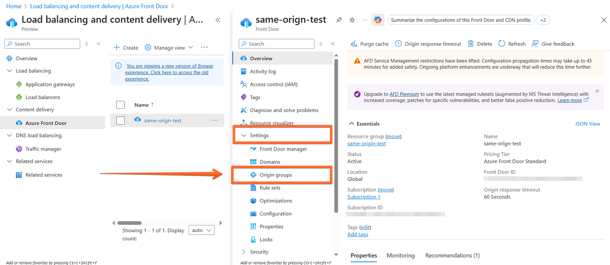 How to Use Same Origin Through Azure Front Door | Stape