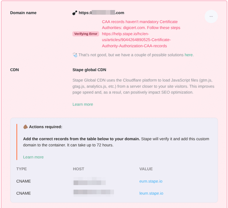 Certificate Authority Authorization (CAA) Records | Stape