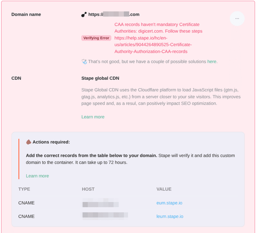 Certificate Authority Authorization (CAA) Records | Stape